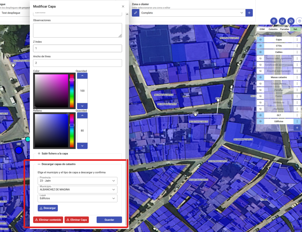 Software GIS. Sistema de información geográfica para red FTTH - DoWISP