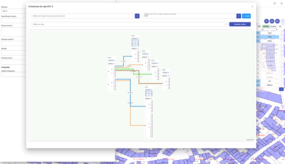 Software GIS. Sistema de información geográfica para red FTTH - DoWISP